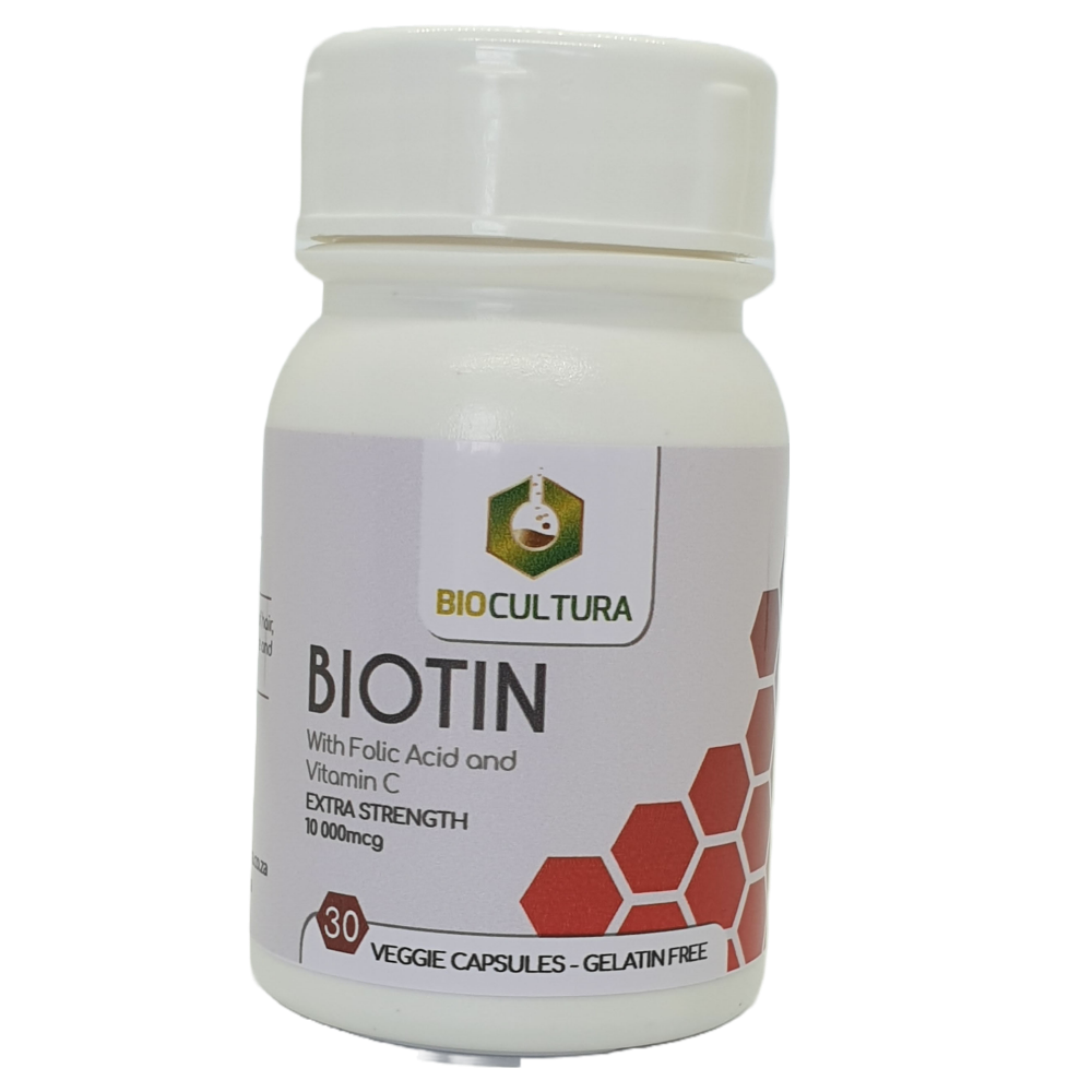 Biotin Extra Strength 10 000mcg 30 Veggie Capsules | Smart Skin Starts Here